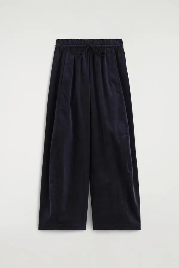 Cos Elasticated Corduroy Barrel-leg Trousers
