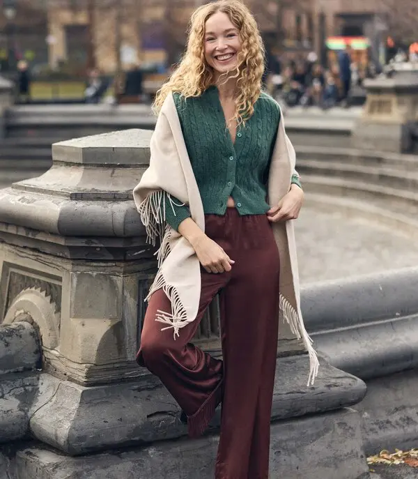 DÔEN Penrose Cable Knit Cardigan
