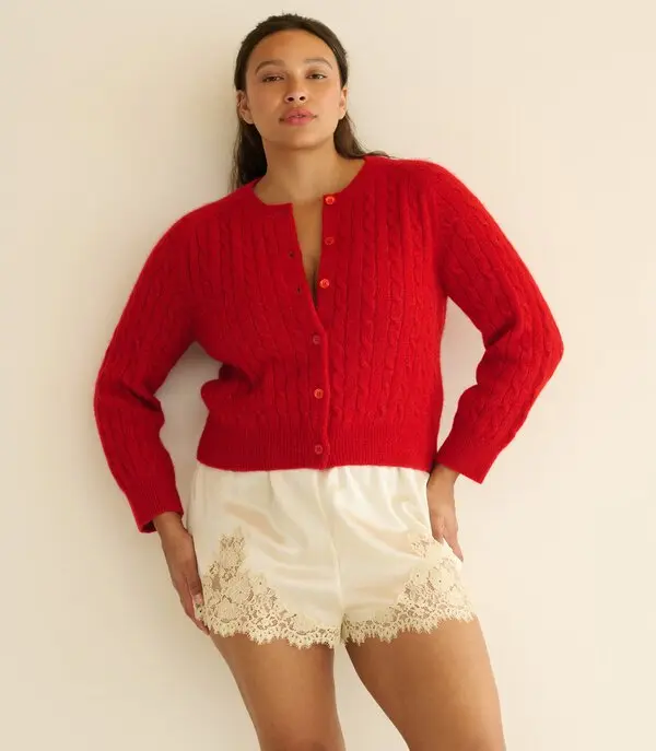 DÔEN Penrose Cable Knit Cardigan