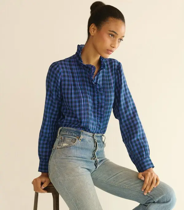 DÔEN Barrett Top - Chamonix Plaid