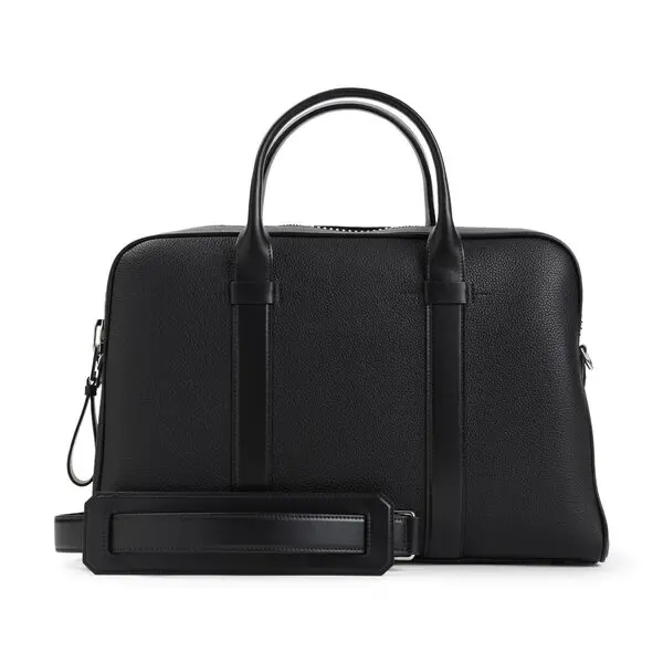 TOM FORD Calf Leather Briefcase - Black