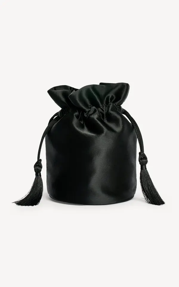 BY MALENE BIRGER Landinna Drawstring Bag With Tassel Embellishments