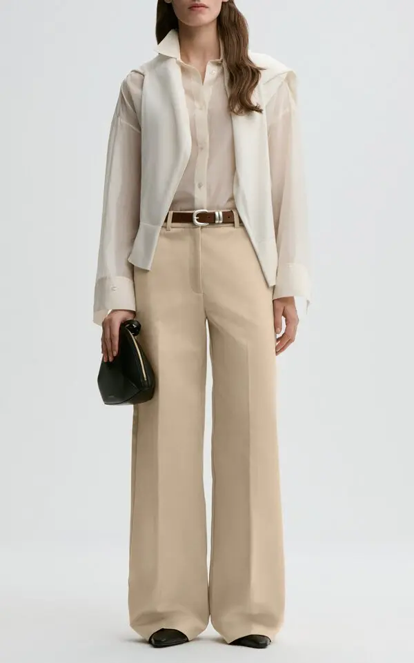 BY MALENE BIRGER Rosabella Wide-leg Pants - Brown