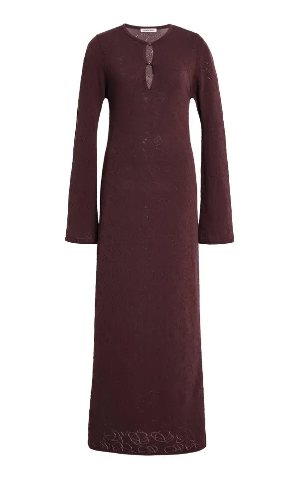 BY MALENE BIRGER Beatriz Knit Maxi Dress - Purple