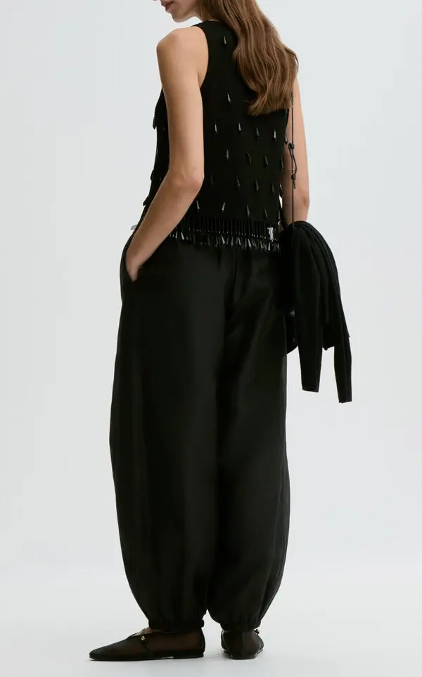 BY MALENE BIRGER Hysa Bead-embellished Tank Top