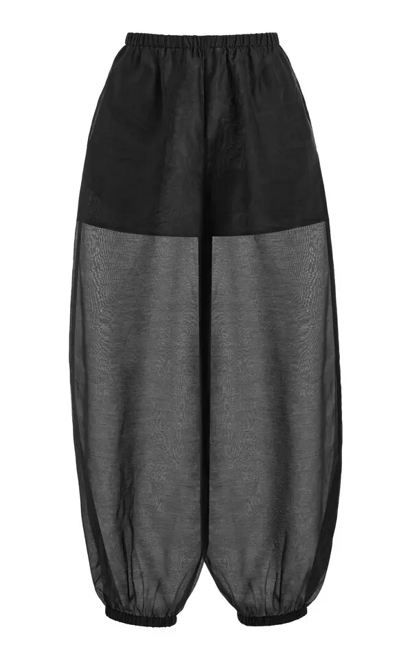 BY MALENE BIRGER Lumas Mid-rise Balloon Pants - Black