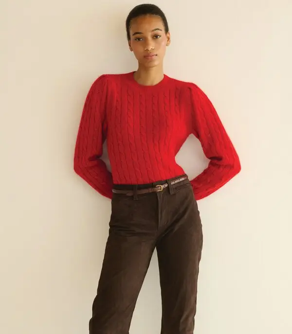 DÔEN Lindon Cable-knit Sweater