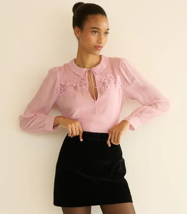 DÔEN Liora Top - Pink Hydrangea