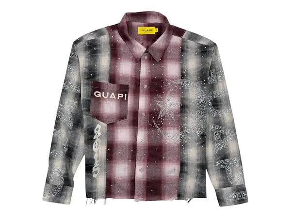 GUAPI Crescent Flannel Shirt - Ruby