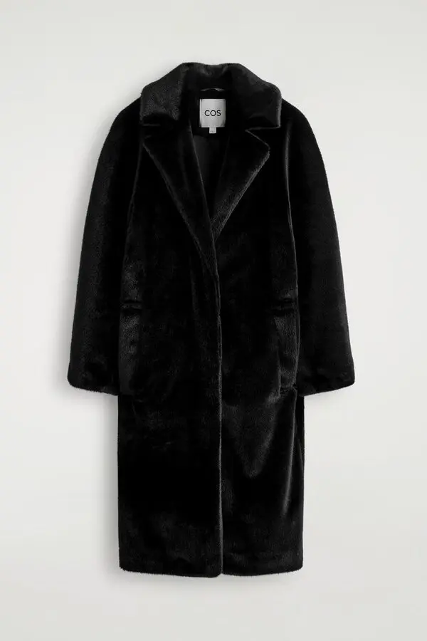 Cos Fur-effect Long Coat