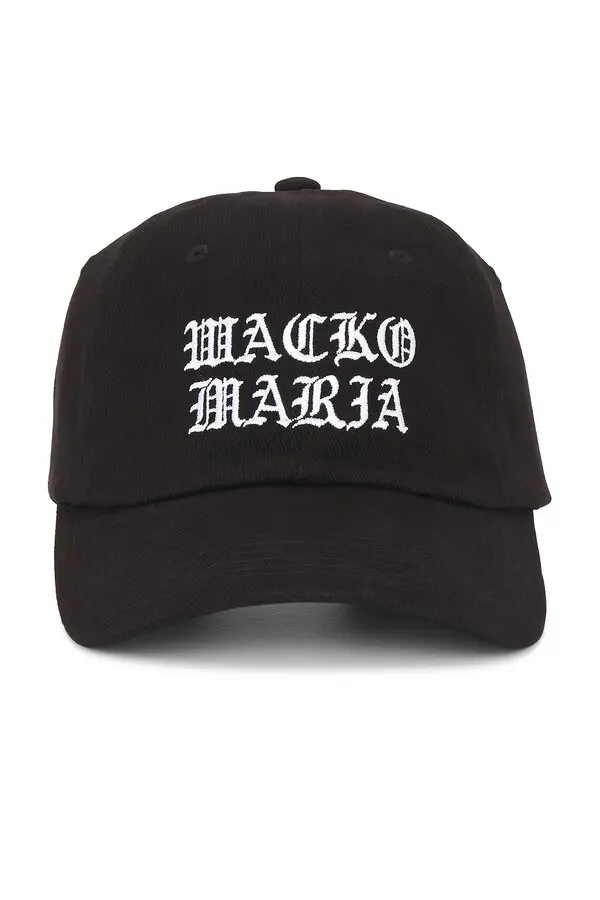 WACKO MARIA 6 Panel Cap - Black