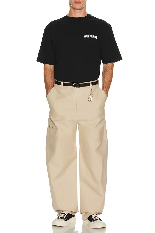 WACKO MARIA Washed Heavy Weight Crew Neck Tee