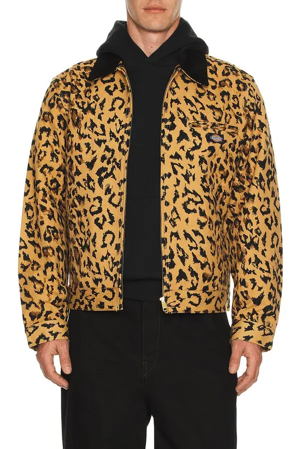 WACKO MARIA X Dickies Leopard Print Work Jacket