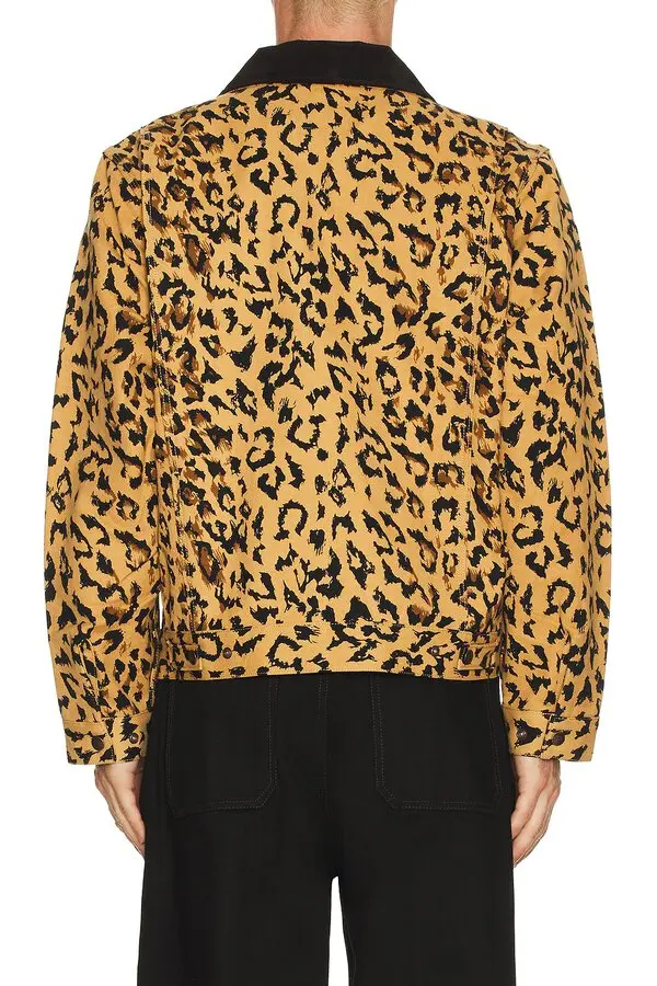 WACKO MARIA X Dickies Leopard Print Work Jacket