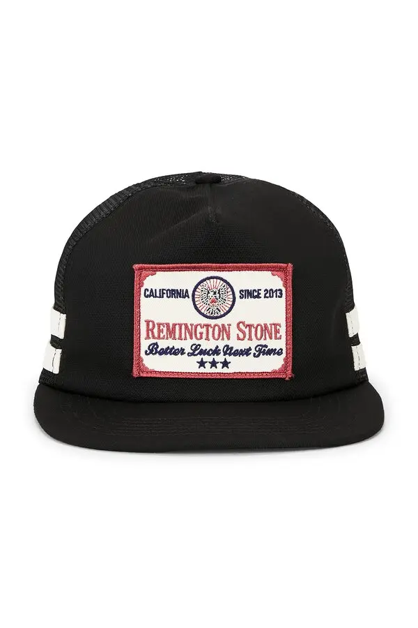 REMINGTON STONE Cold One Trucker Hat - Black