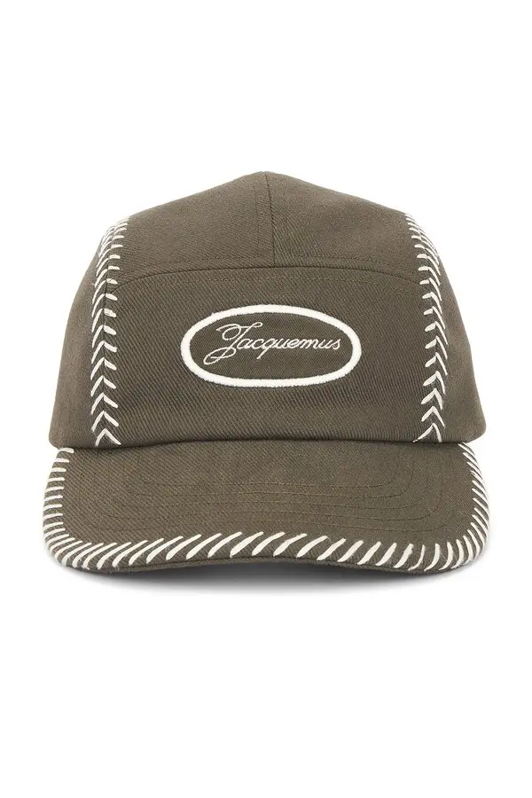 Jacquemus La Casquette Casco - Dark Khaki
