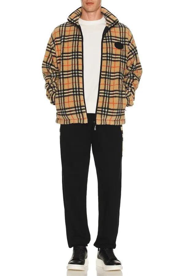 Burberry Stephan Side Check Sweatpant