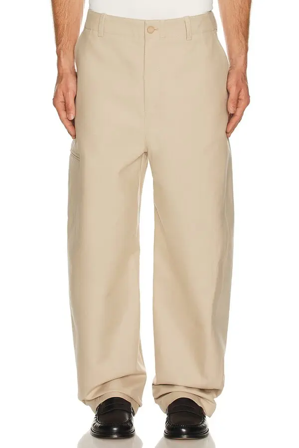 Givenchy Couture Seam Workwear Trousers - Beige