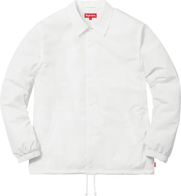 Supreme Old English Coaches Jacket - White