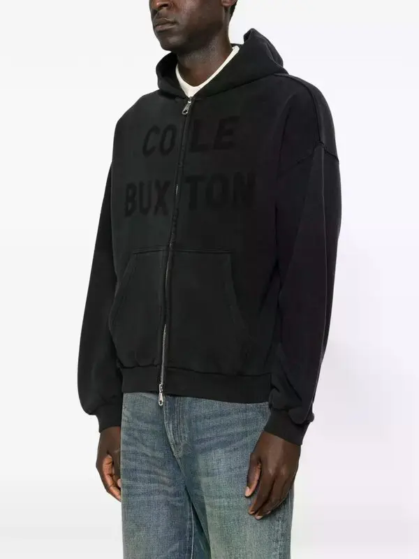 COLE BUXTON Logo-print Zip-up Hoodie