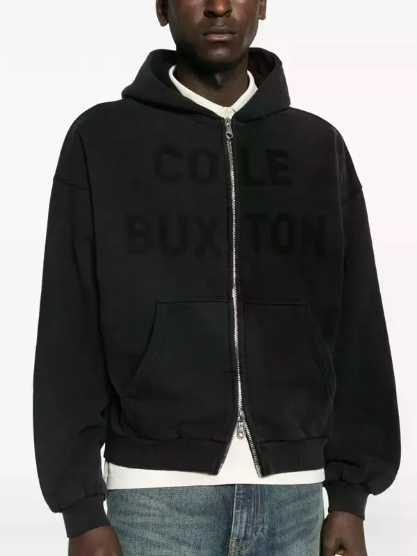 COLE BUXTON Logo-print Zip-up Hoodie