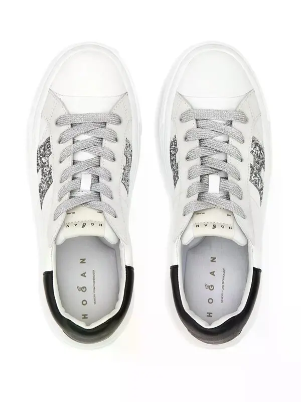 Hogan Crosswind Glitter-logo Sneakers