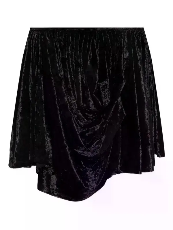 GANNI Draped Mini Skirt