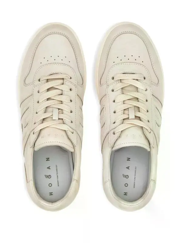 Hogan H-tv Lace-up Sneakers - Neutrals