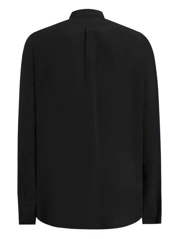 Dolce & Gabbana Crêpe De Chine Martini Shirt - Black