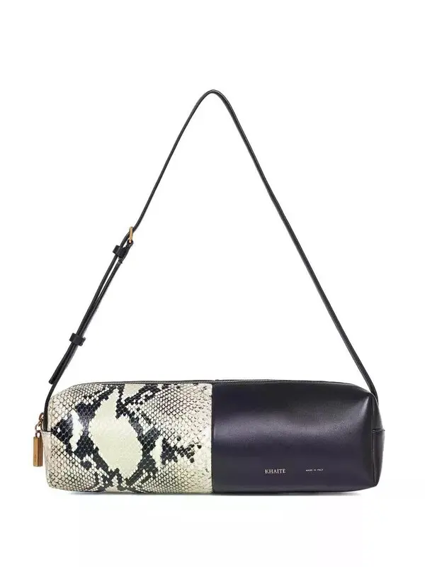 Khaite Python-print Shoulder Bag