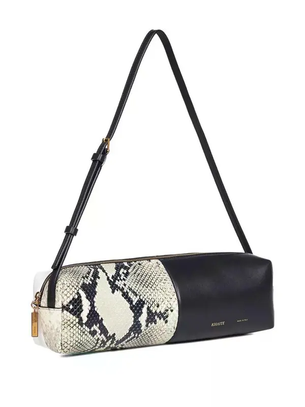 Khaite Python-print Shoulder Bag