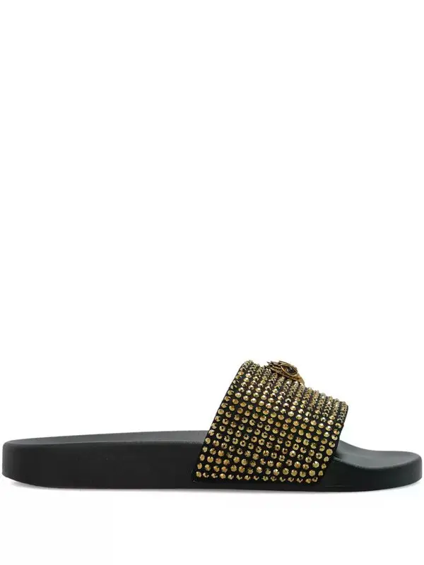 Kurt Geiger Meena Eagle Embellished Sandals - Gold