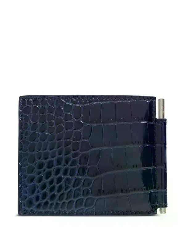 TOM FORD Crocodile-effect Card Holder