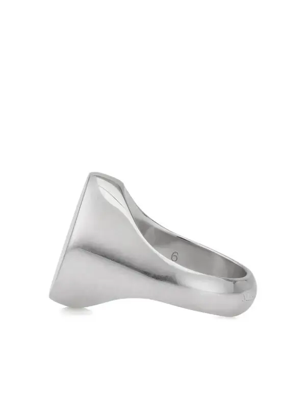 MAISON MARGIELA Chevaliere Signet Ring - Silver