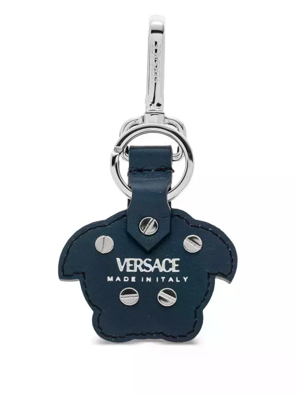 Versace Medusa Pendant Keyring - Blue