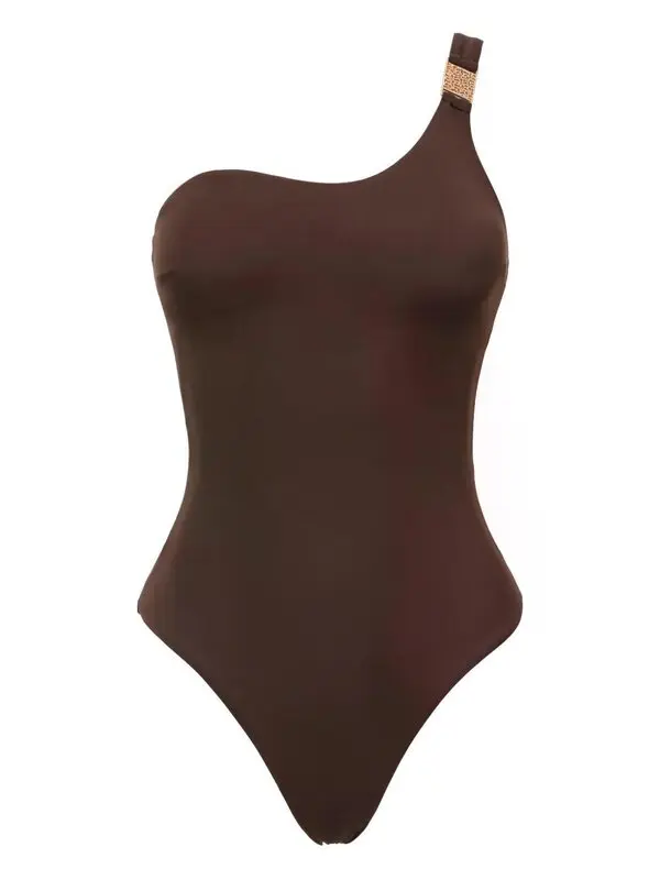 SOFIA ERHAN One-shoulder Swimsuit - Brown
