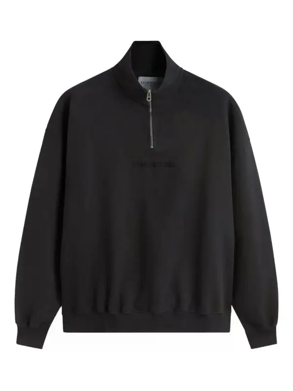 LES HÉRITIERS Logo Quarter-zip Sweatshirt