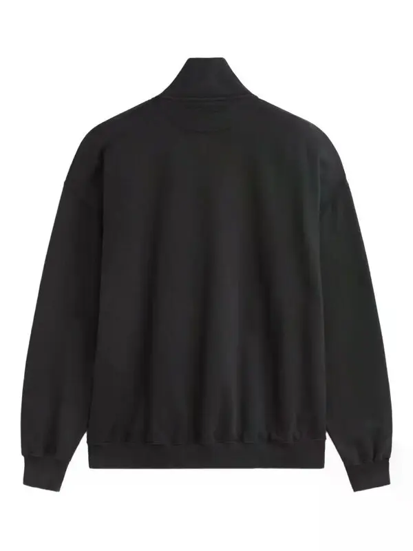 LES HÉRITIERS Logo Quarter-zip Sweatshirt