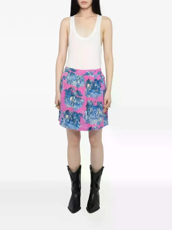 Zadig&Voltaire Graphic-print Midi Skirt