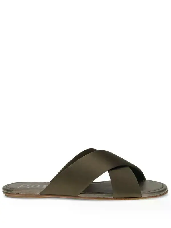 PEDRO GARCIA Pavana Crossover-strap Sandals - Green