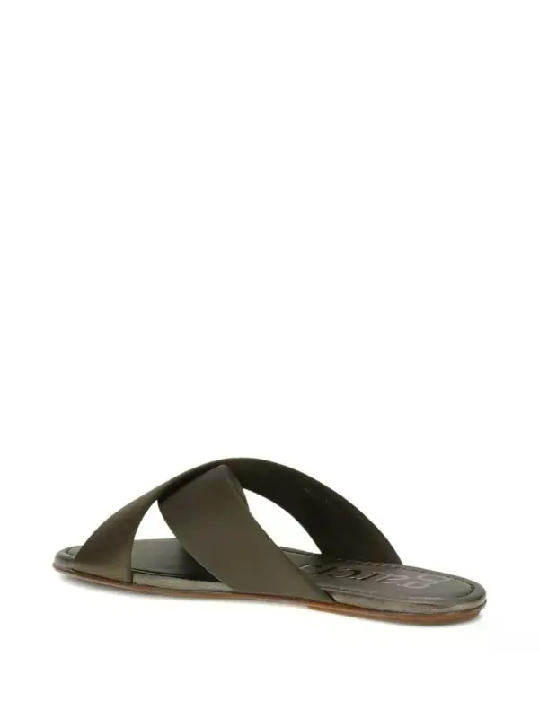 PEDRO GARCIA Pavana Crossover-strap Sandals - Green