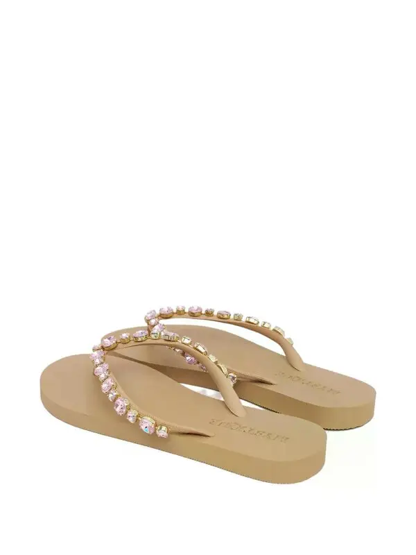 Mystique Blakely Crystal-embellished Flip-flops