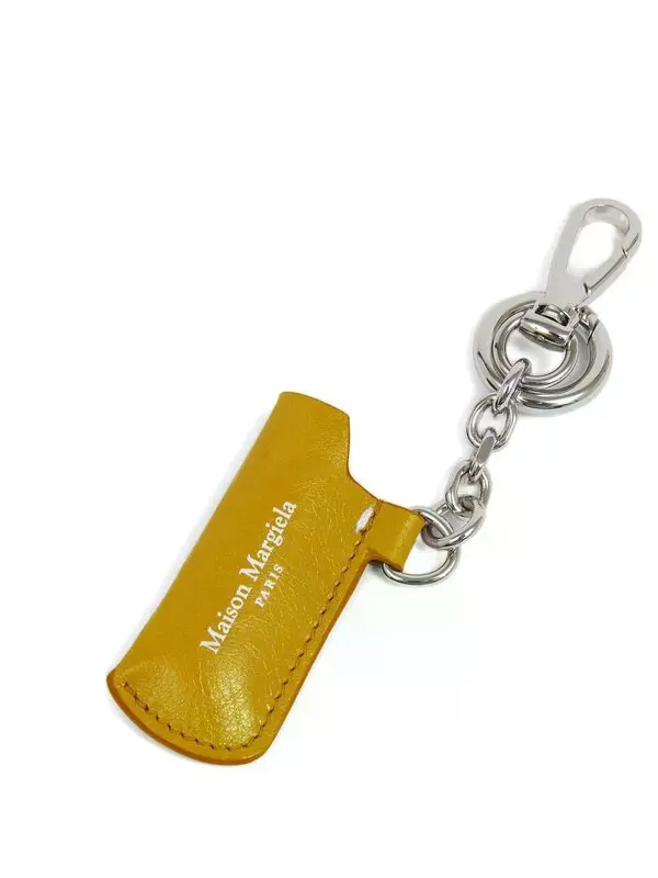 MAISON MARGIELA Embossed Chain Lighter Case - Yellow