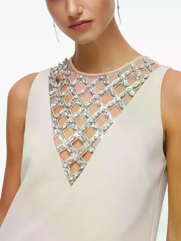 Liu Jo Short Dress With Bejewelled Embellishment
