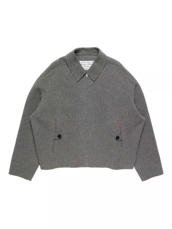 Acne Studios Zip-up Shirt Jacket - Grey