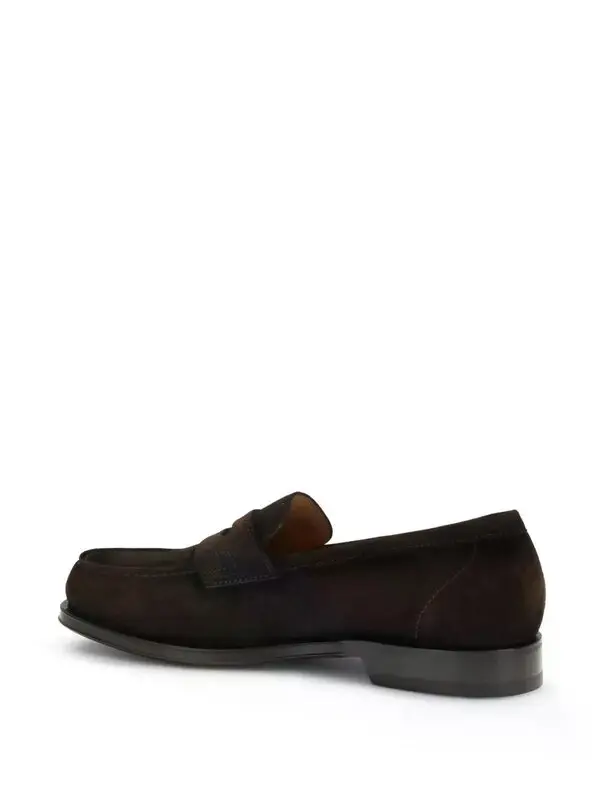 Santoni Suede Loafers