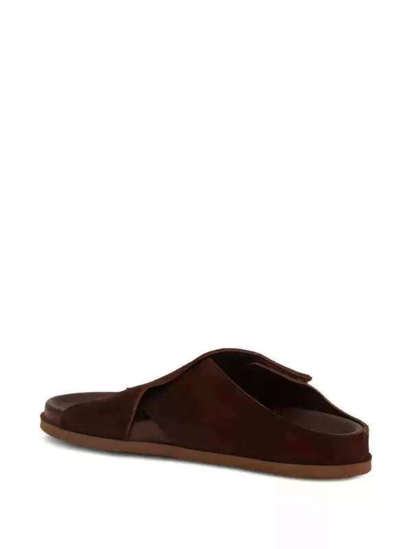 PEDRO GARCIA Danai Cross-strap Sandals - Brown