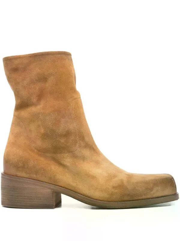 Marsèll Square-toe Boots - Brown
