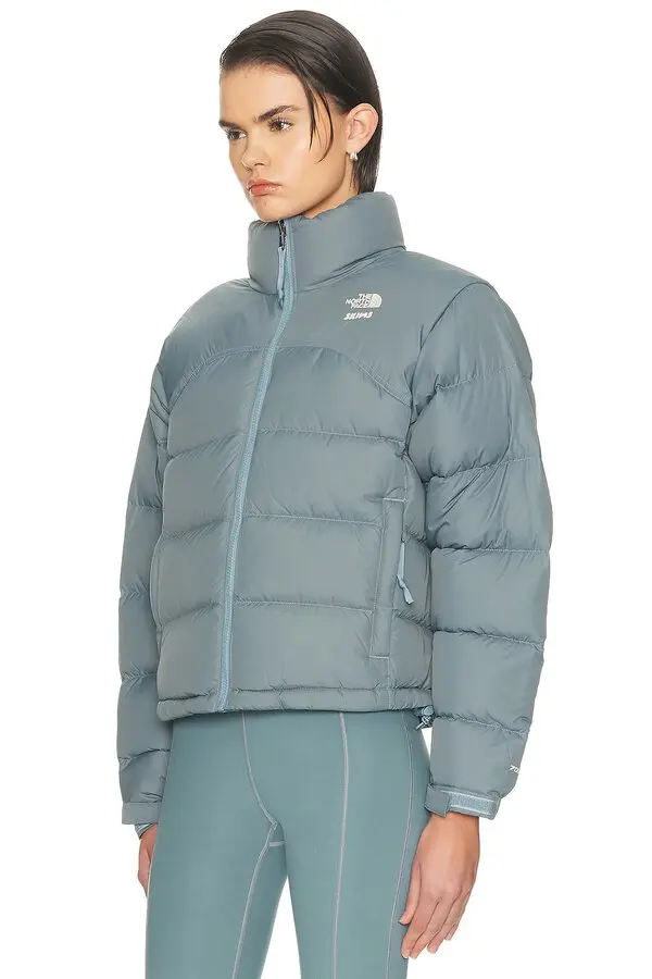 The North Face X Skims 2000 Retro Shrunken Nuptse Jacket - Sk Kyanite