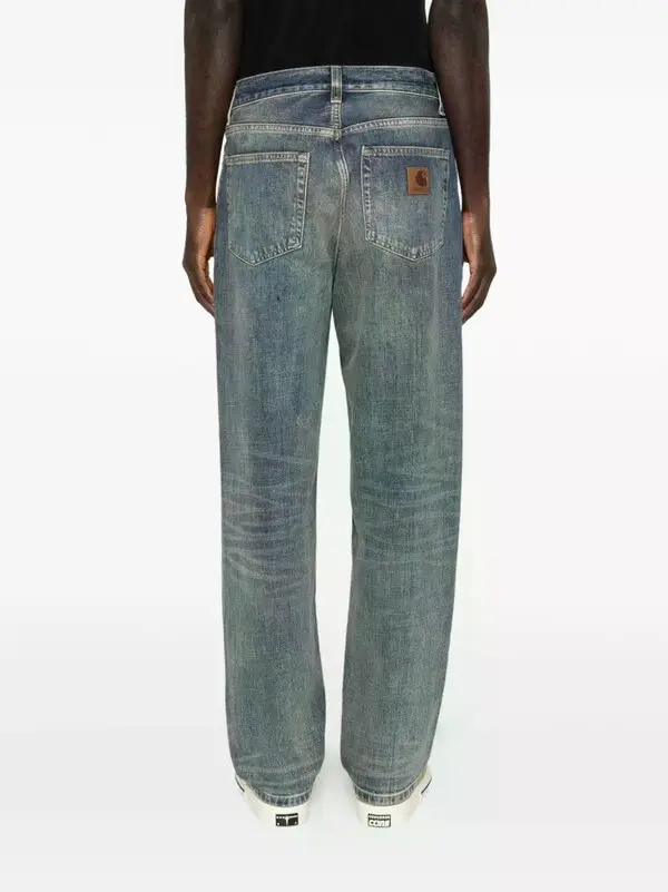 Carhartt Work In Progress Aaron Five-pocket Jeans - Blue